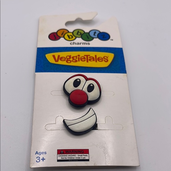 Jibbitz | Toys | Jibbitz Veggietales Charms Red And White | Poshmark